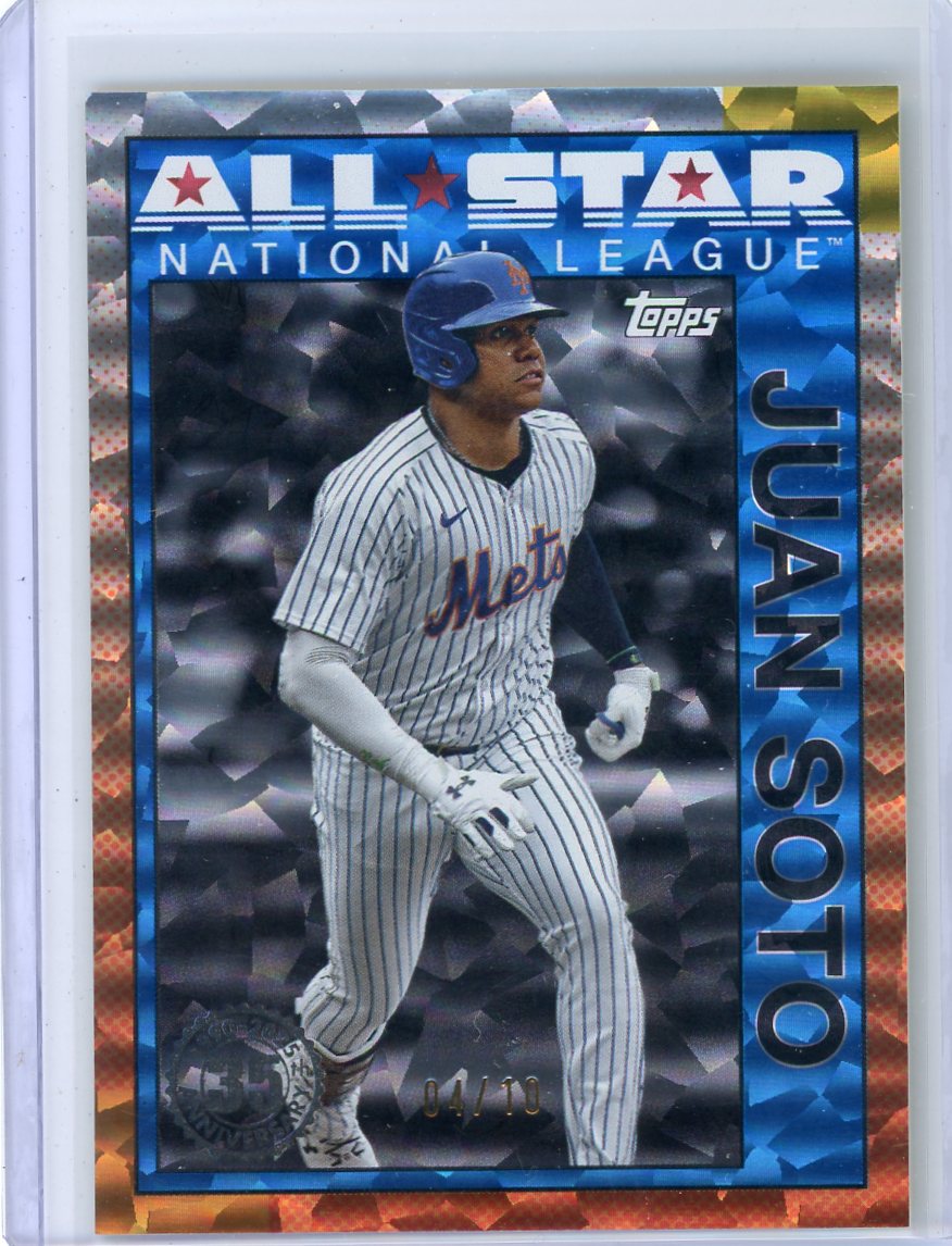 Juan Soto 2025 Topps All-Star National League Black Foil #'d 04/10 – Piece Of The Game