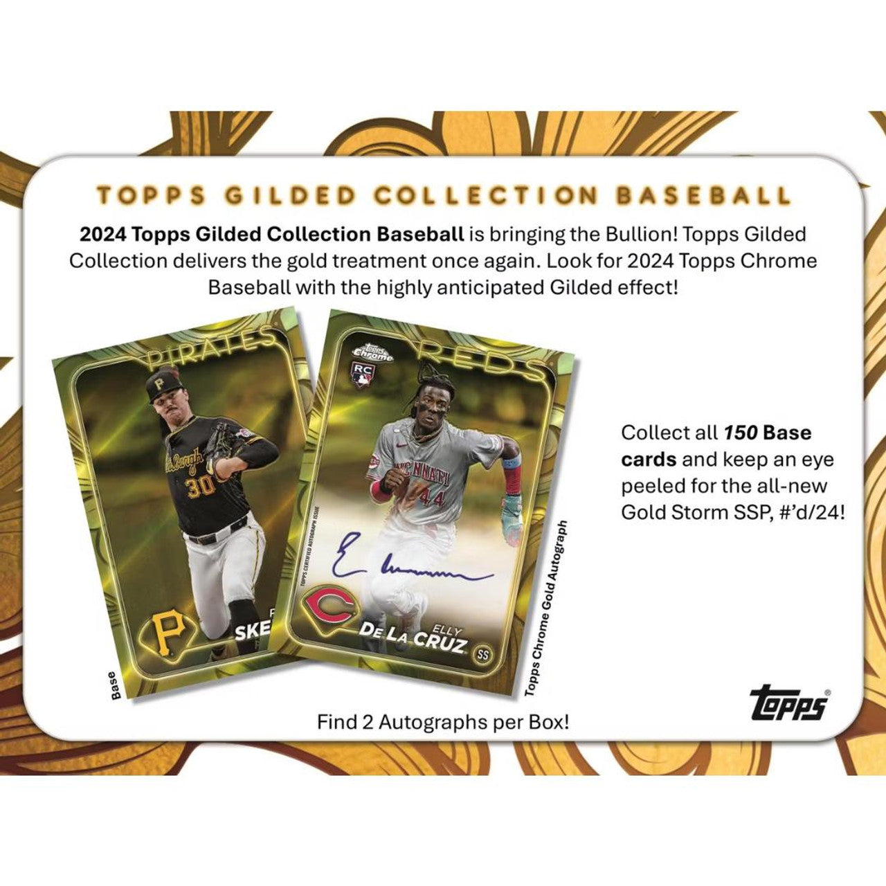 2024 Topps Gilded Collection Baseball Hobby 6 Box Case – Piece Of The Game