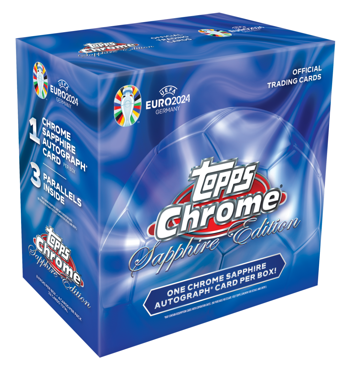 2023-24 Topps UEFA Euro Chrome Sapphire Soccer Hobby Box – Piece Of The ...