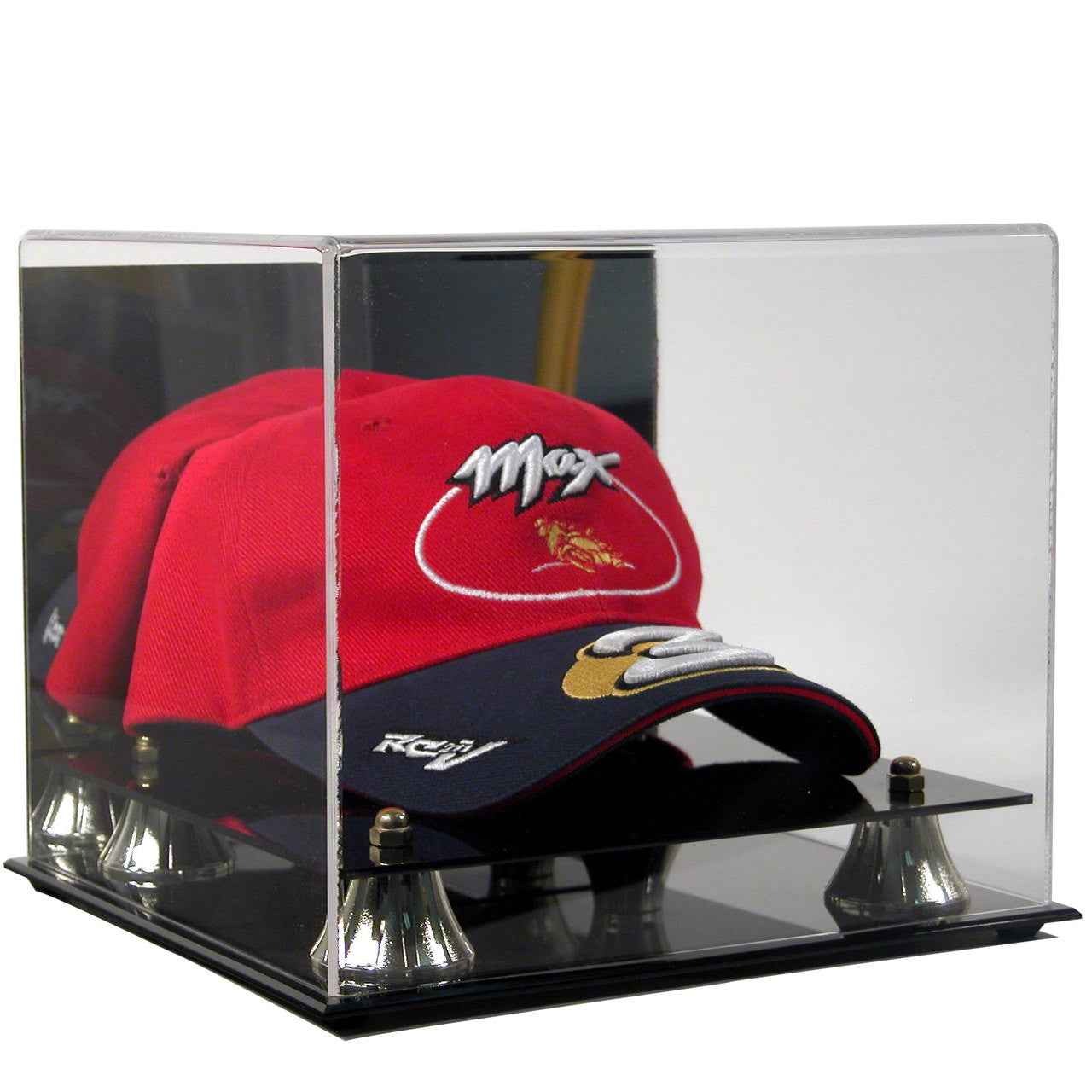 STG Deluxe Acrylic Cap/Hat Display - With Mirror – Piece Of The Game