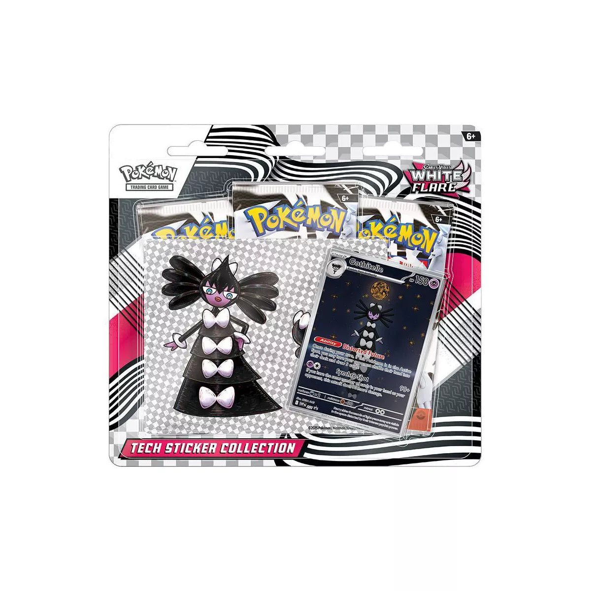 Pokemon Scarlet & Violet White Flare Tech Sticker Collection – Piece Of ...