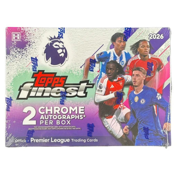 2025-26 Topps Finest Soccer English Premier League Hobby Box – Piece Of ...