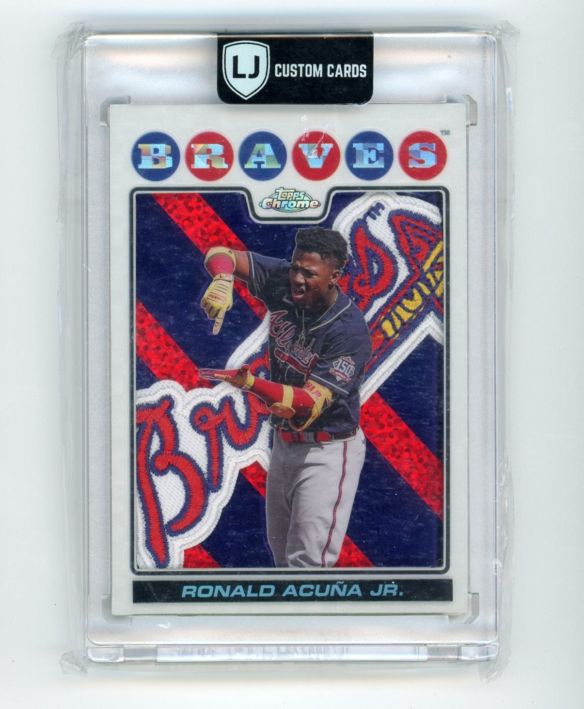 Ronald Acuna Jr. LJ Custom Cards x Piece of the Game custom card art ...