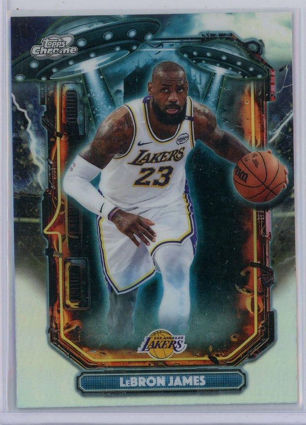 2025-2026 Topps Cosmic Chrome LeBron James Extra Terrestrial Refractor ...