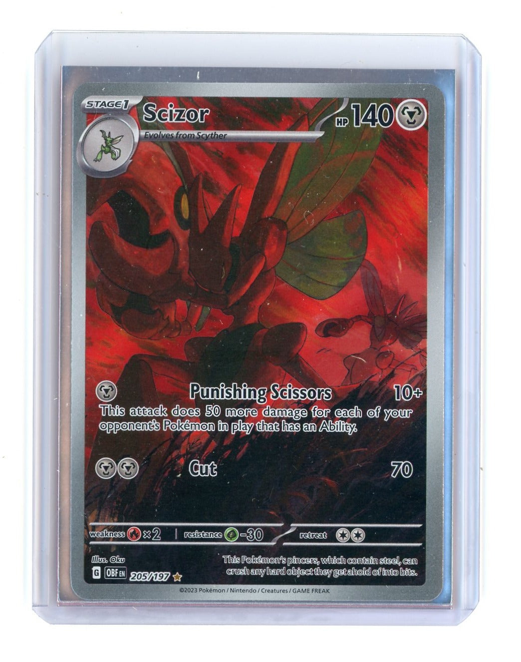 Scizor Pokemon Card