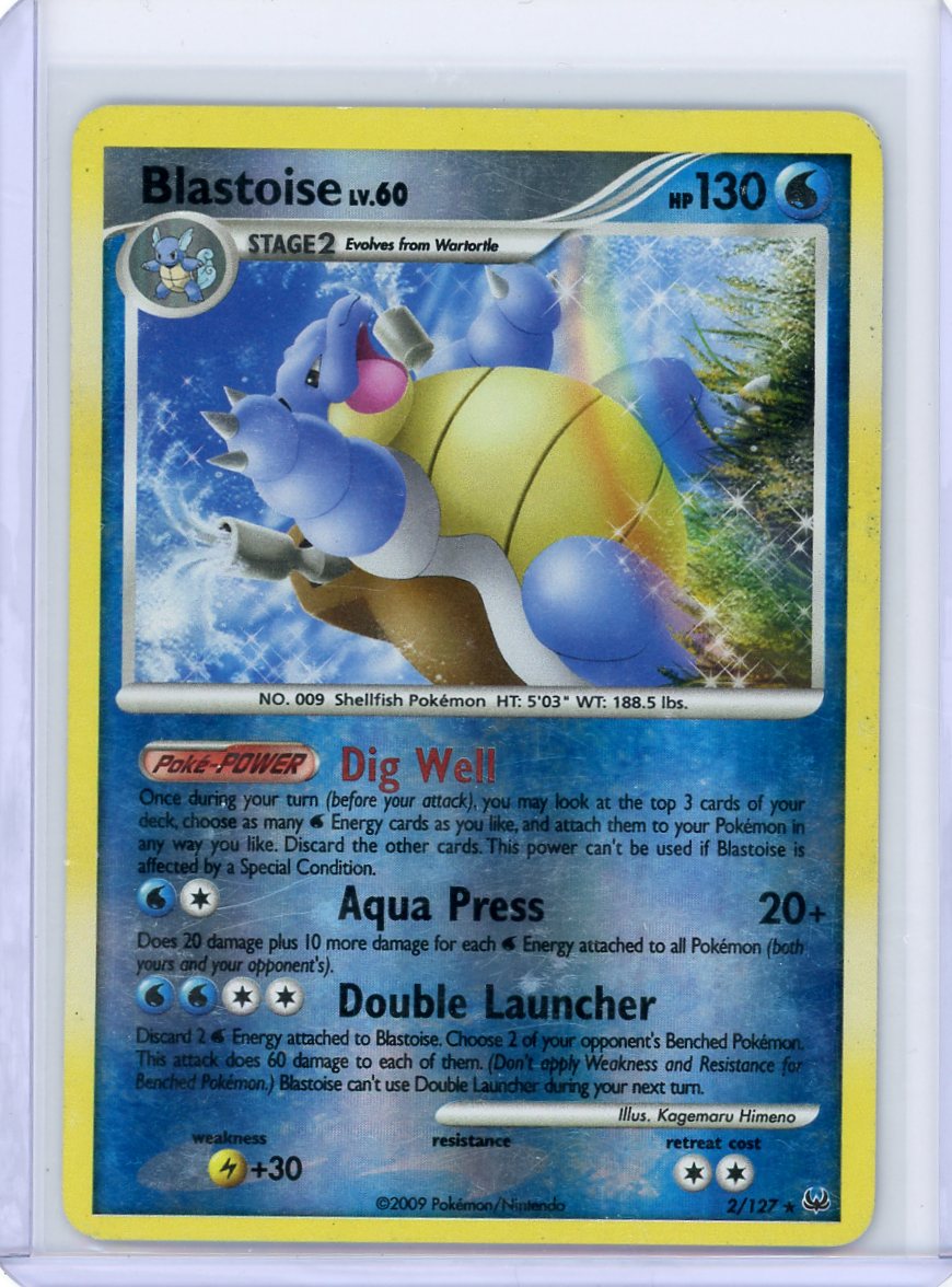Blastoise Pokemon Platinum 2/127 Reverse Holo – Piece Of The Game