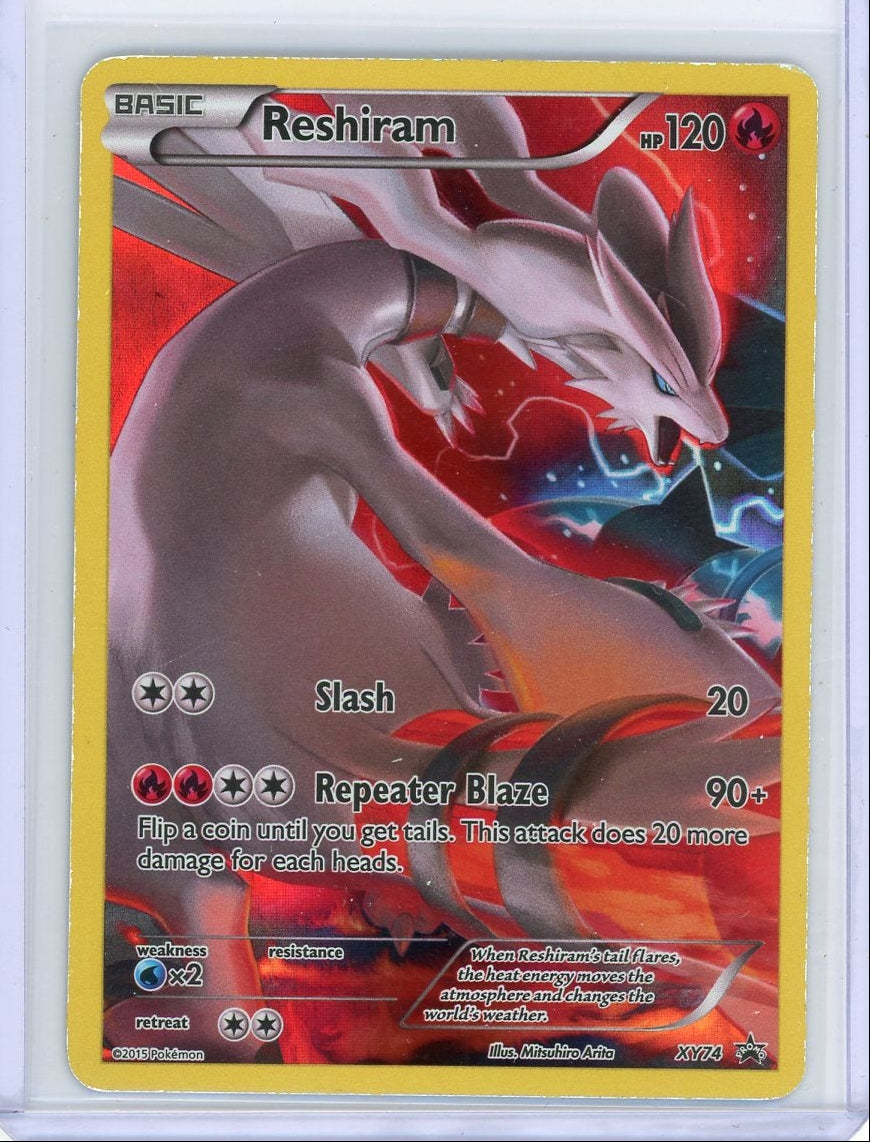 Reshiram 2015 Pokemon XY Black Star Promo #XY74 – Piece Of The Game