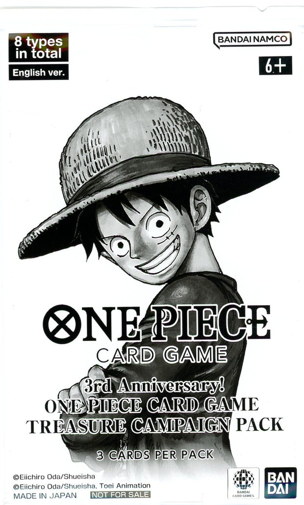 One Piece 3rd Anniversary Treasure Campaign Pack (English) LIMITED EDI ...