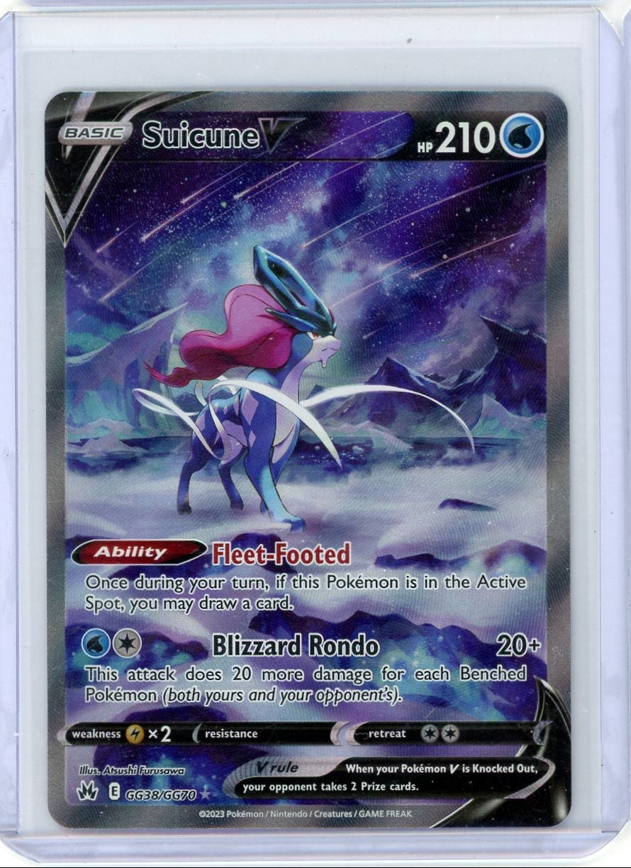 Suicune V Pokémon Crown Zenith Ultra Rare #GG38/GG70 – Piece Of The Game