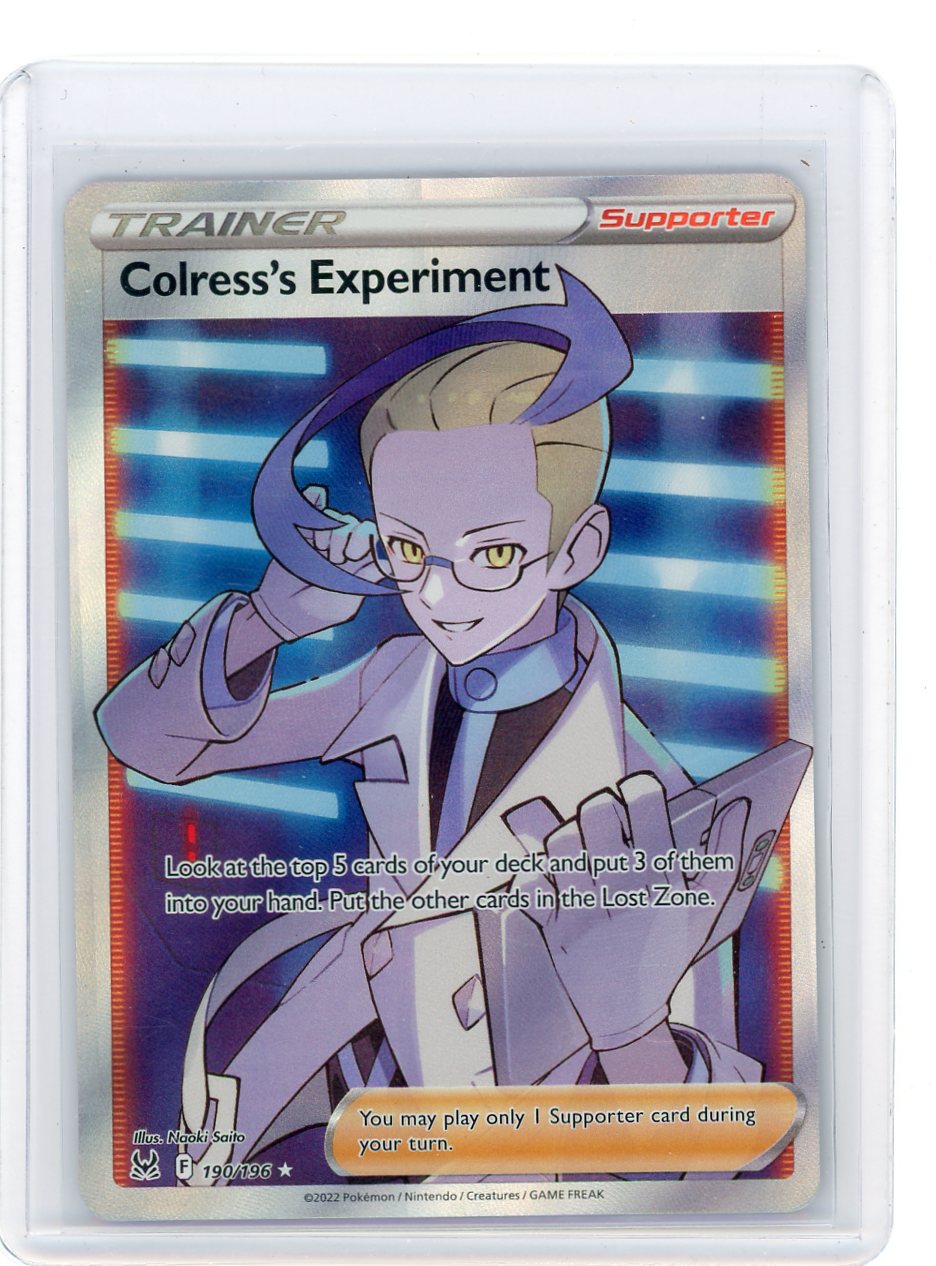 Colress's Experiment Trainer 2022 Pokémon rare holo 190/196 – Piece Of ...