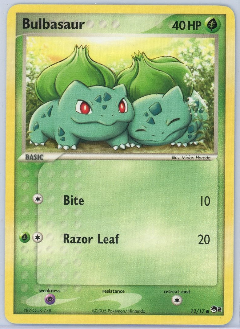 Bulbasaur 2005 Pokémon POP Series 2 #12/17 – Piece Of The Game