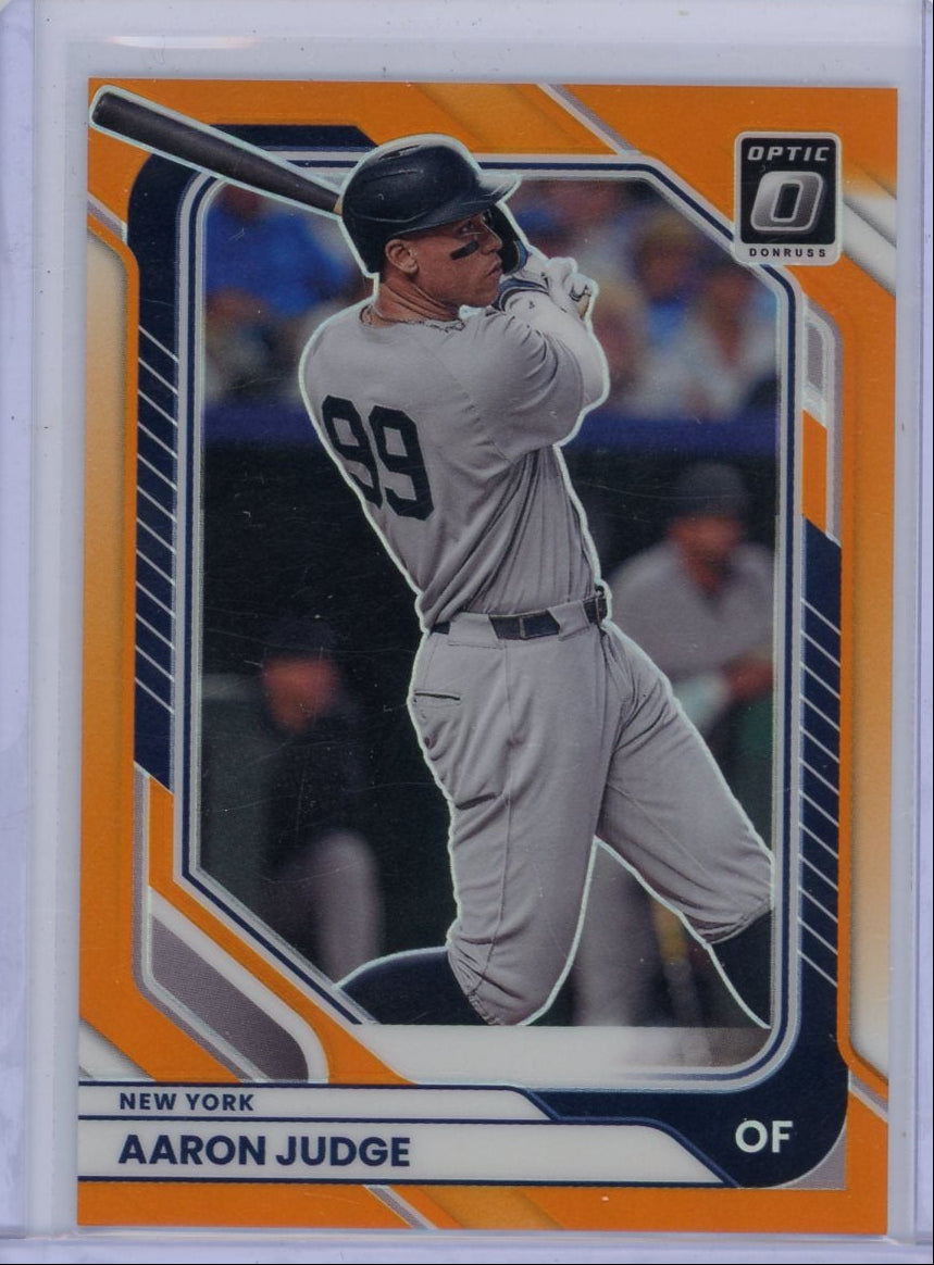 Aaron Judge Panini Donruss Optic Orange Prizm #'d 191/199 – Piece Of ...