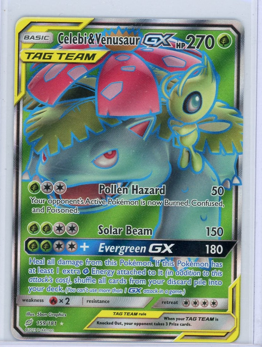 Celebi & Venusaur GX Pokémon Team Up Full-Art #159/181 – Piece Of The Game