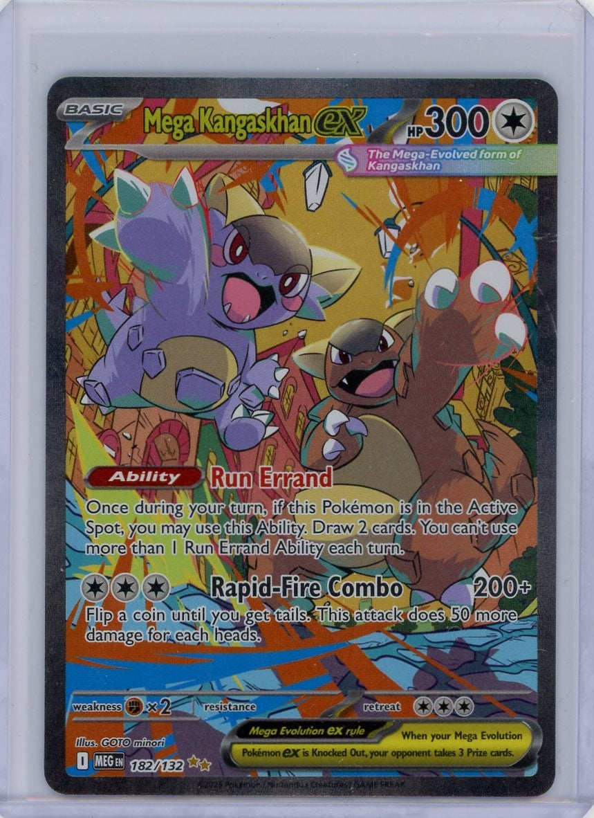 Mega Kangaskhan ex #182 Pokemon Mega Evolution Special Illustration Ra ...