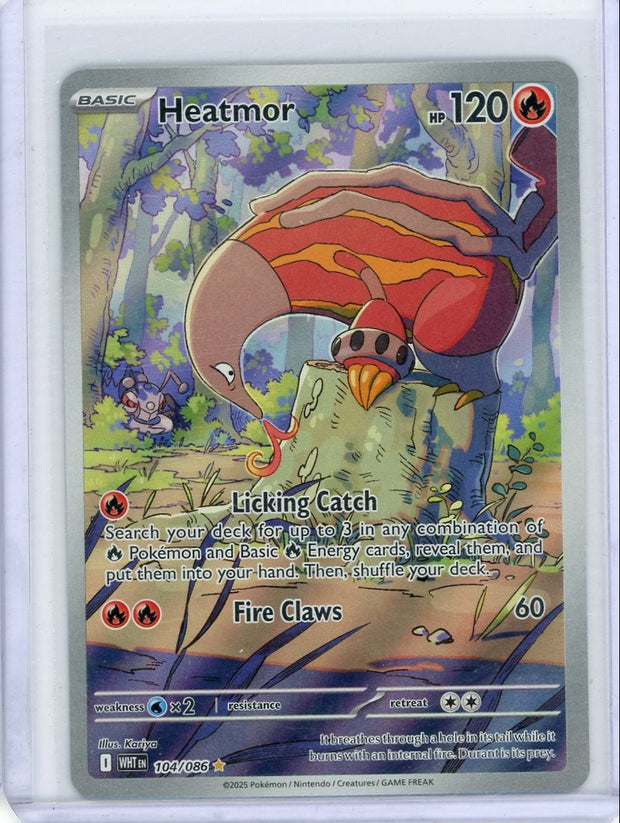 Heatmor 2025 Pokemon White Flare Illustration rare #104/086 – Piece Of ...