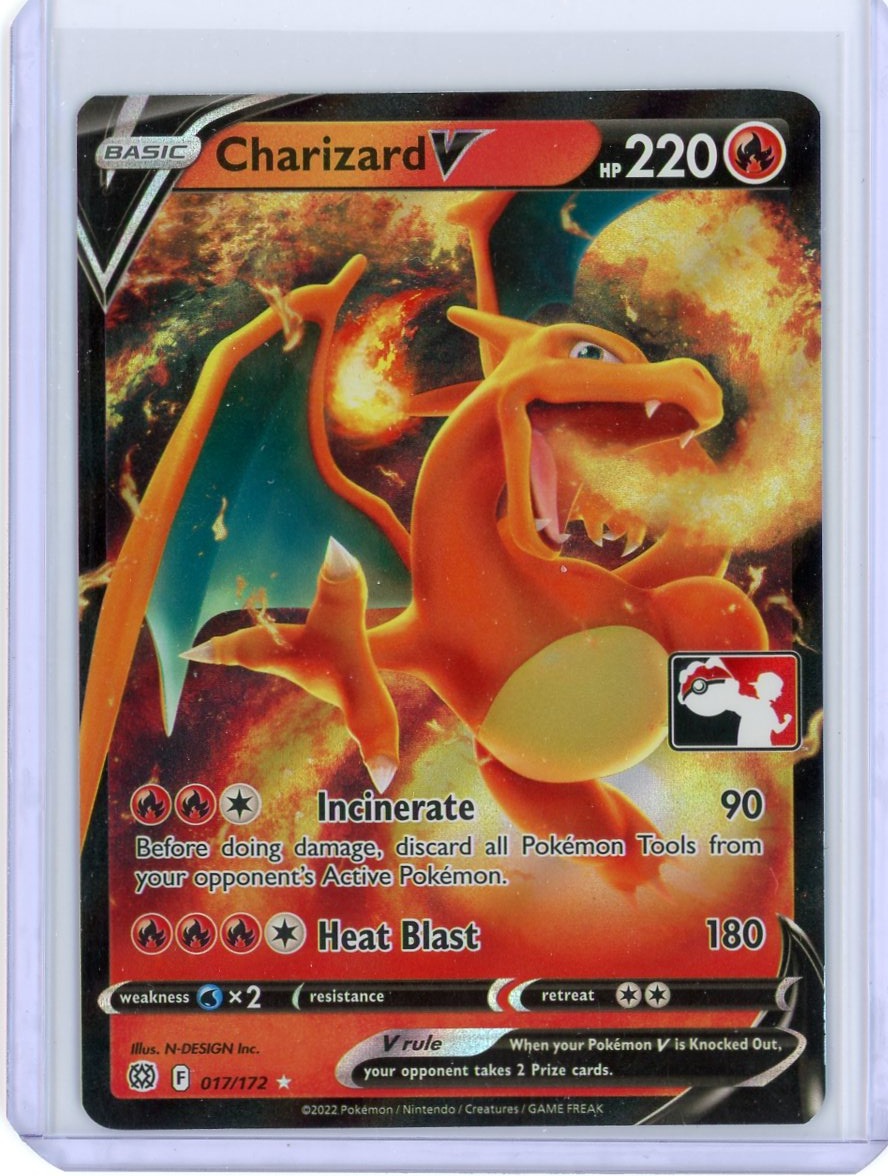 Charizard 20202 Pokémon Brilliant Stars Prize Pack rare holo 017/172 ...