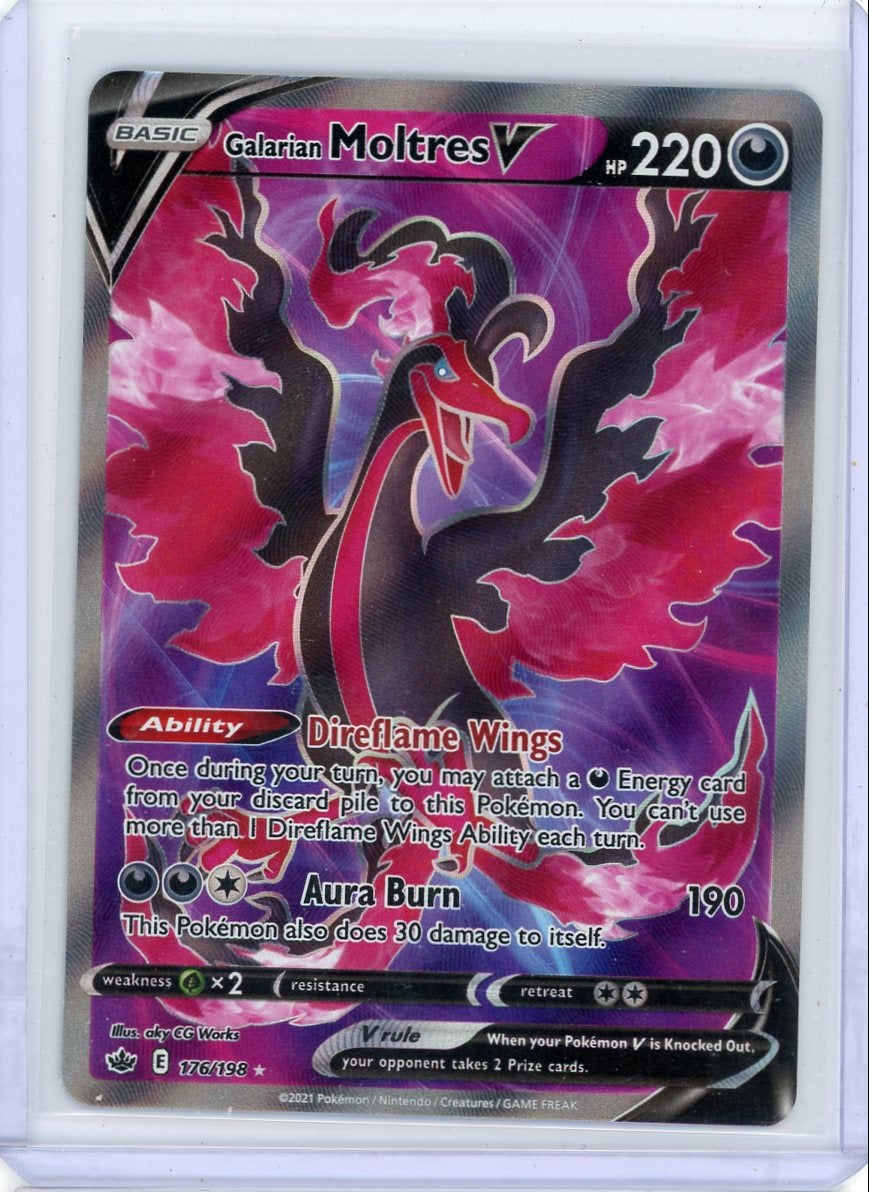 Moltres V 2021 Pokemon Chilling Reign #176/198 – Piece Of The Game