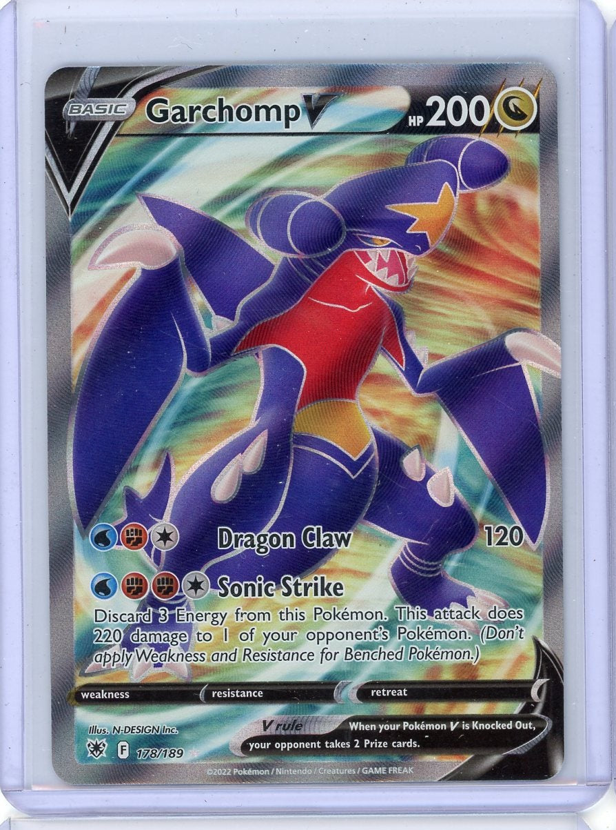 Garchomp V 2022 Pokemon Full-Art #178/189 – Piece Of The Game