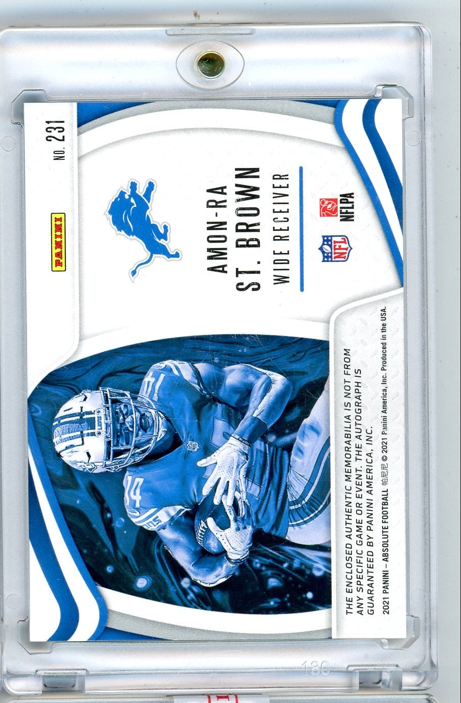 Amon-Ra St. Brown 2021 Panini Absolute Rookie Premiere RPA #'d 24/99 ...