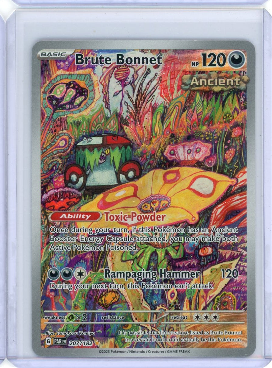 Brute Bonnet Pokémon Paradox Rift Illustration Rare #207/182 – Piece Of ...