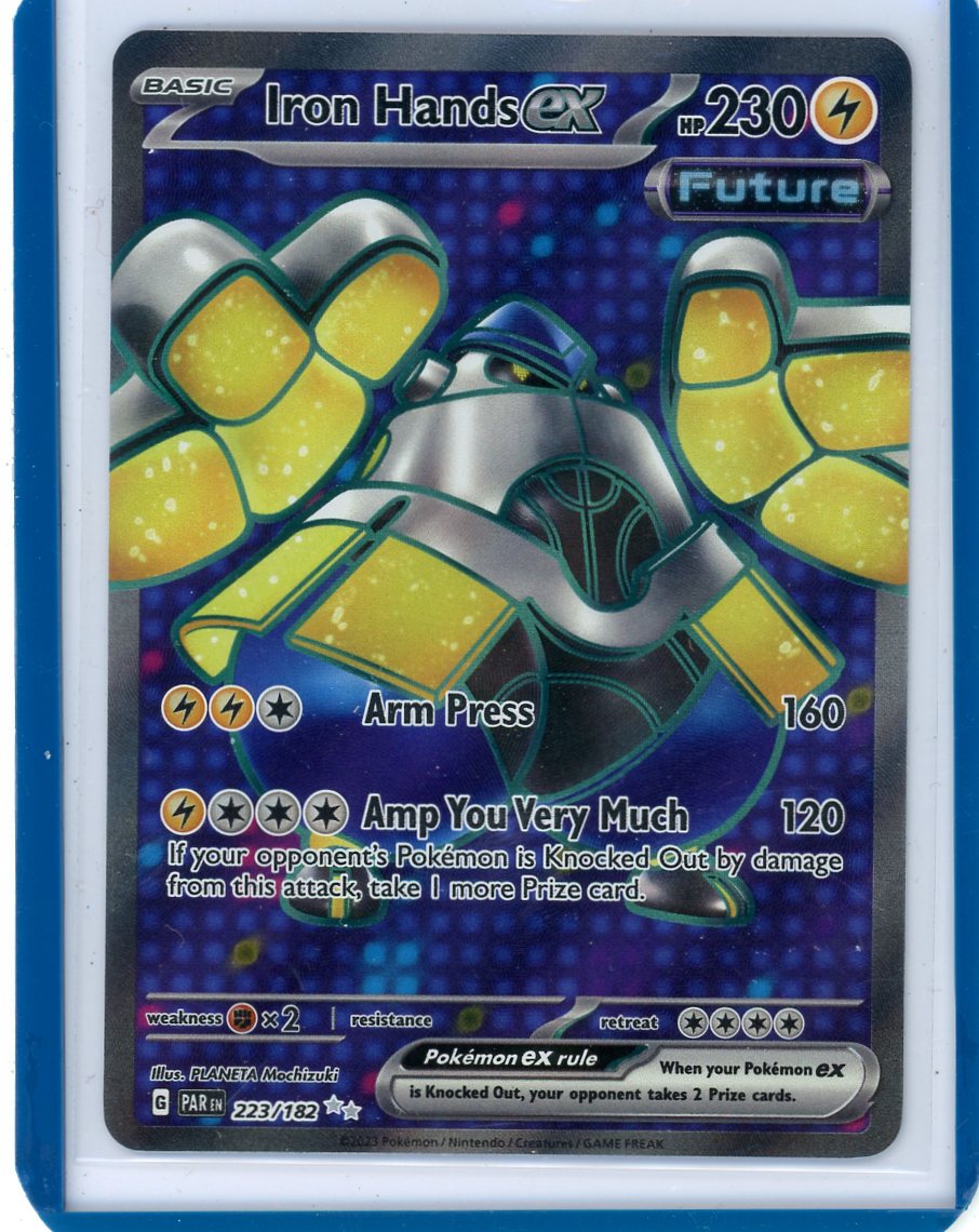 Iron Hands EX 2023 Pokemon rare holo 223/182 – Piece Of The Game