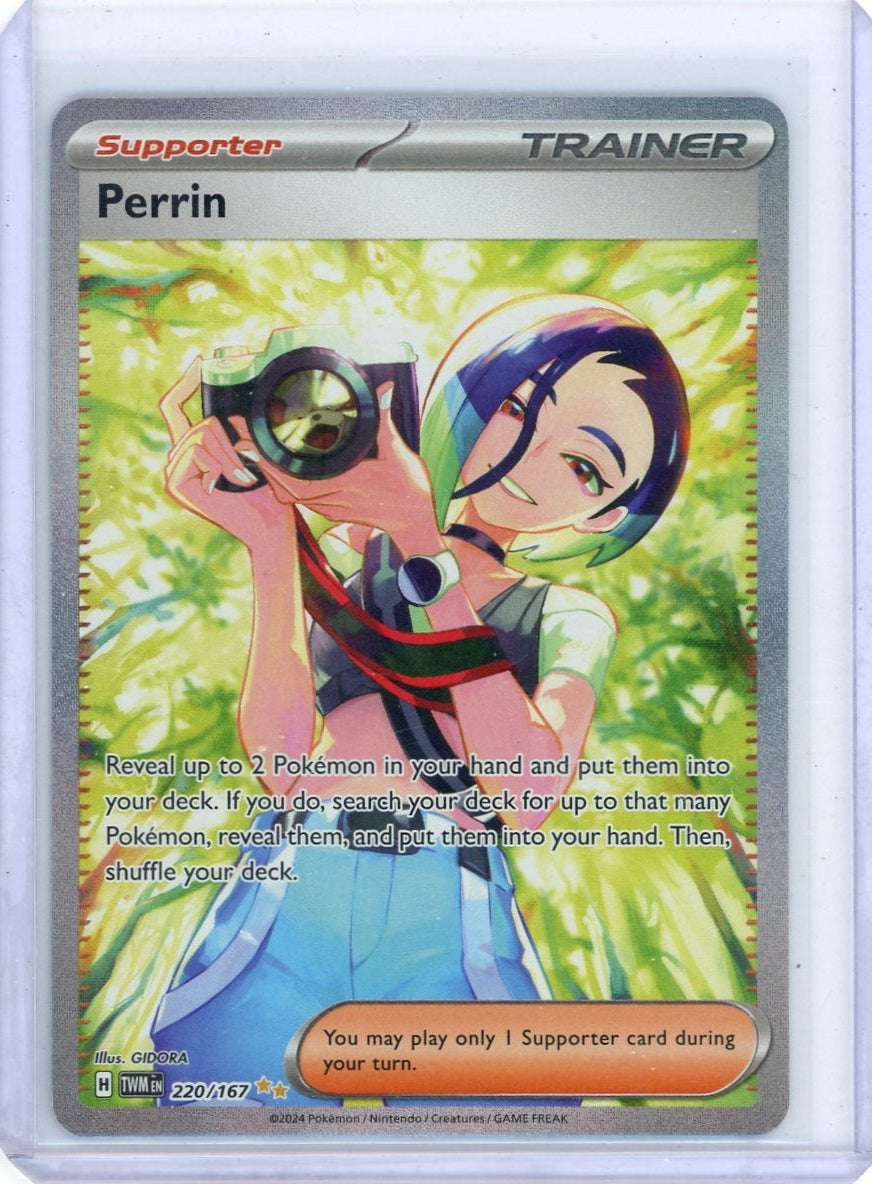 Perrin 2024 Pokemon Twilight Masquerade Special Illustration rare holo ...