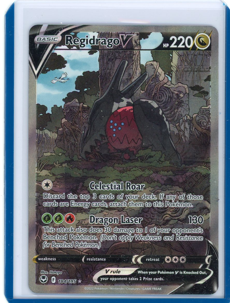 Regidrago V Pokémon Silver Tempest Alternate Art #184/195 – Piece Of ...