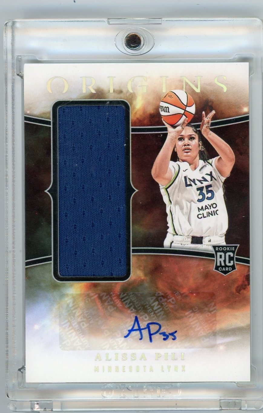 Alissa Pili 2024 Panini Origins WNBA rookie patch autograph – Piece Of ...
