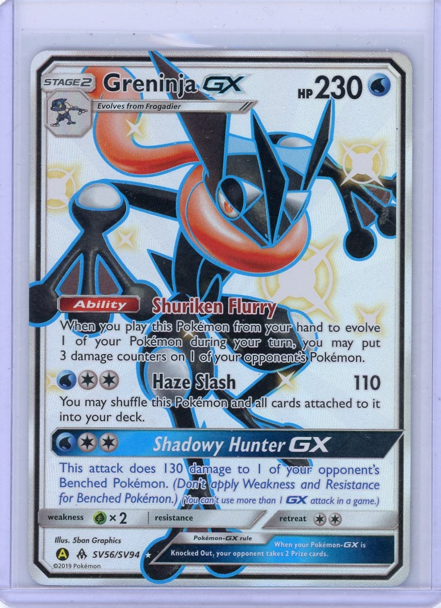 Greninja GX Pokémon Hidden Fates Shiny Full-Art #SV56/SV94 – Piece Of ...