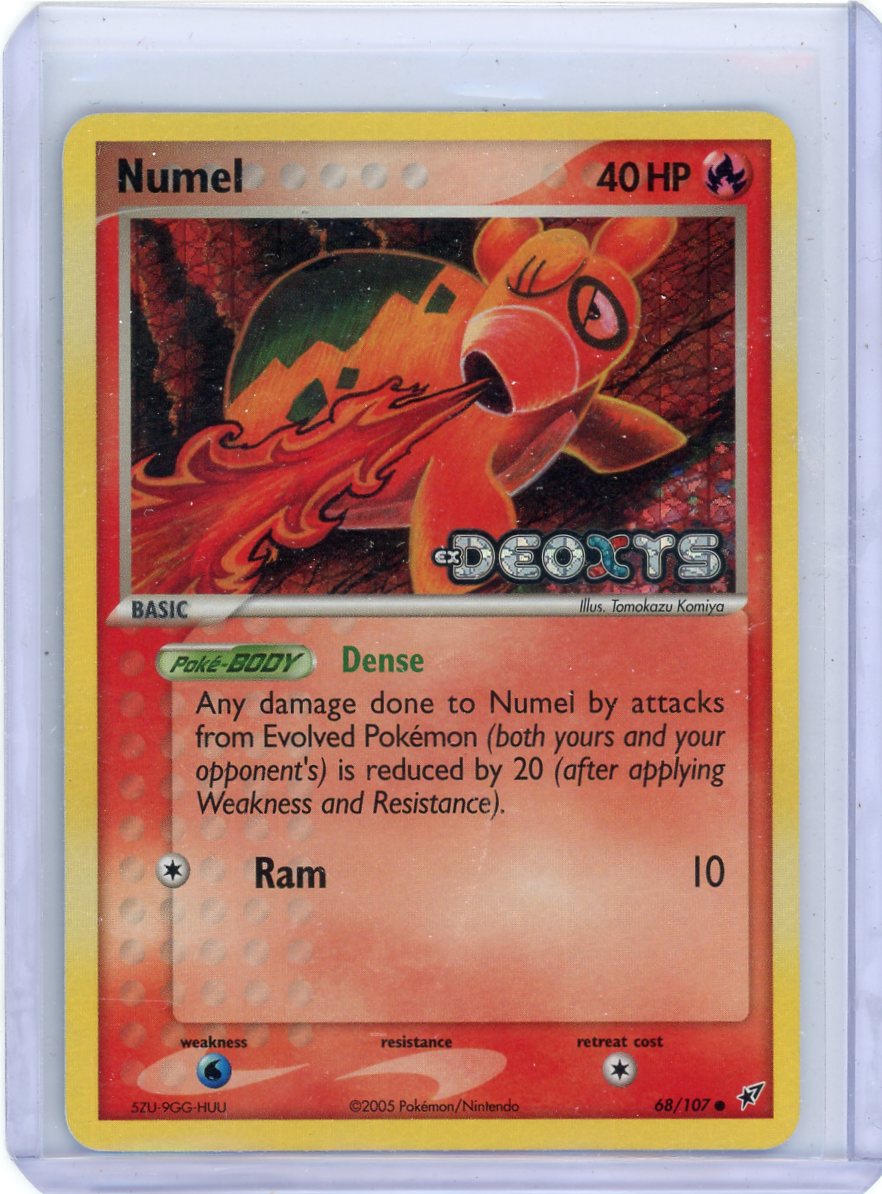 Numel 2005 Pokemon EX Deoxys Reverse holo 68/107 – Piece Of The Game