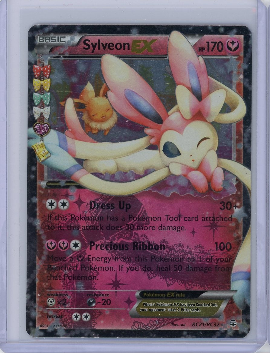 Sylveon EX Pokémon XY Generations Radiant Collection #RC21/RC32 – Piece ...