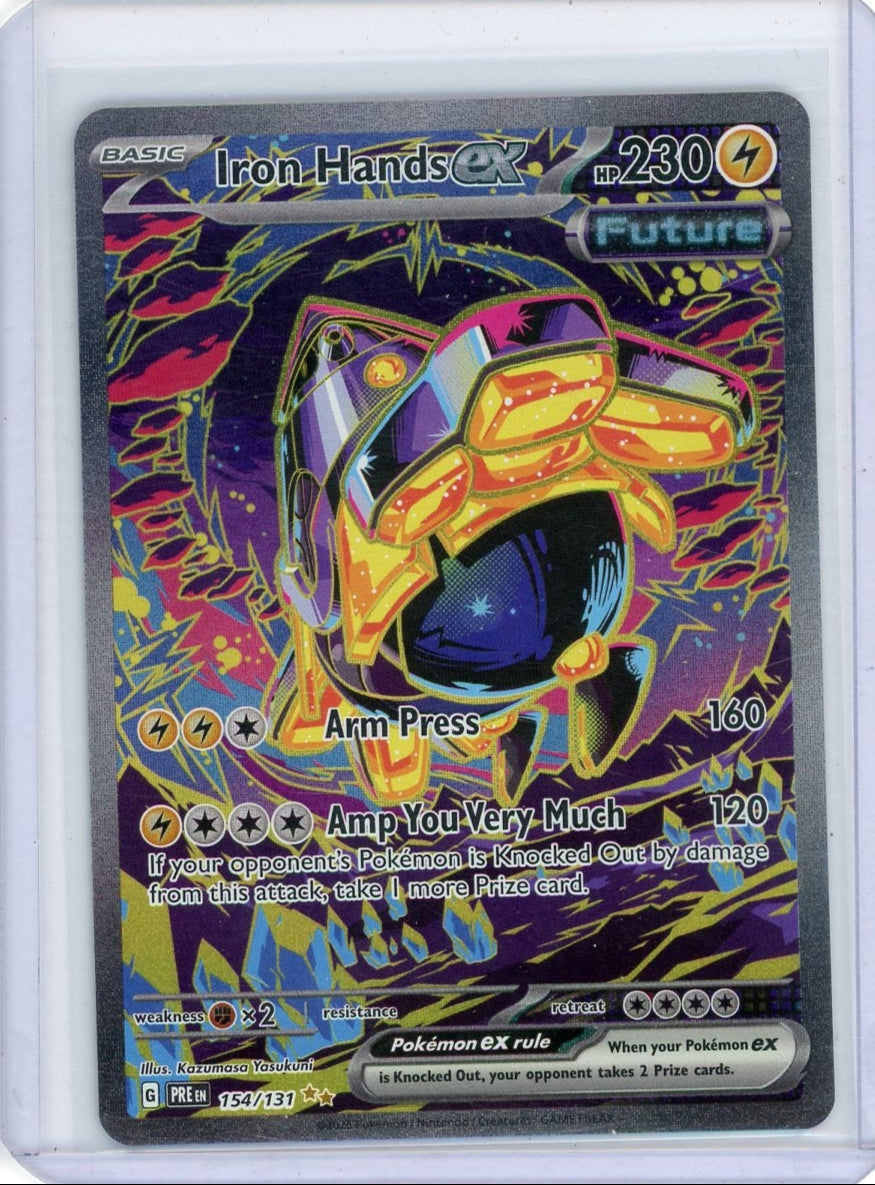 Iron Hands ex Pokémon Prismatic Evolutions Special Illustration Rare ...
