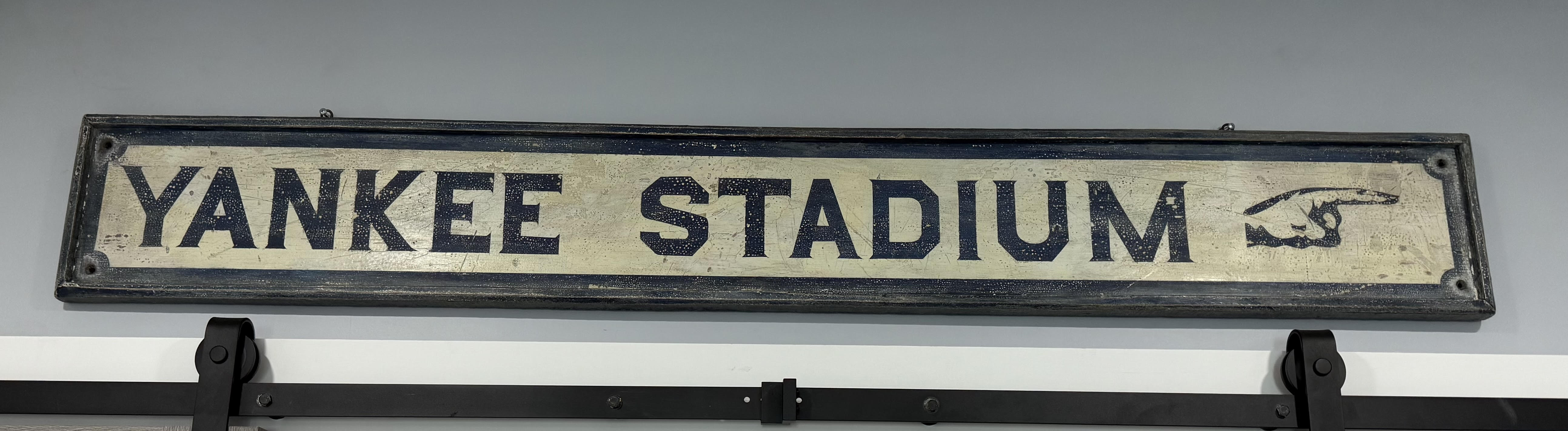 1940 Yankee Stadium Directional Sign – Piece Of The Game