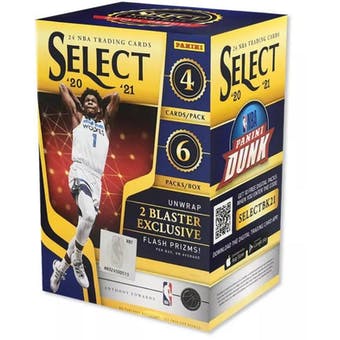 2020-21 Panini NBA Select Blaster Box – Piece Of The Game
