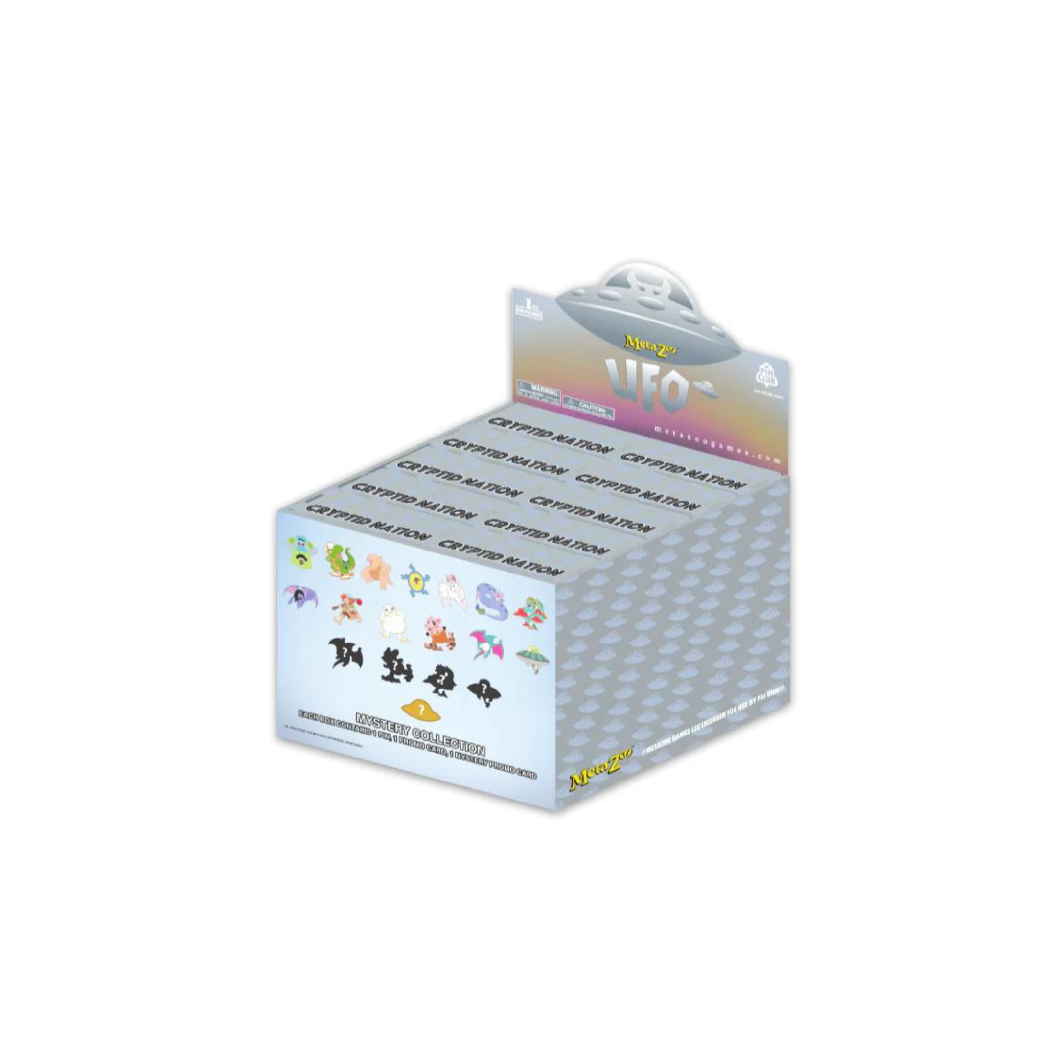 MetaZoo 1st Edition Pin Club Mystery Collection Display – Piece Of The Game