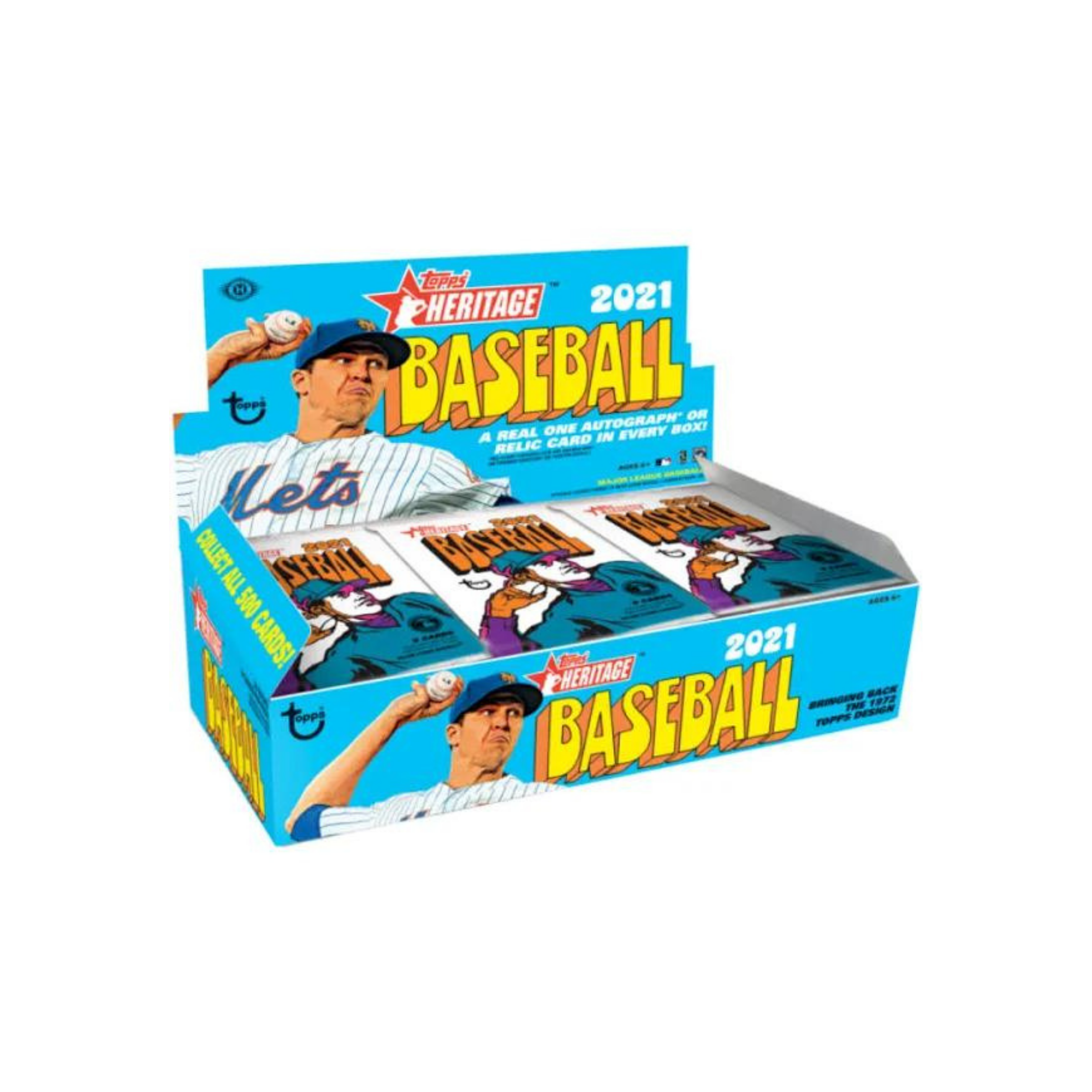 2021 Topps Heritage Baseball Hobby Box – Piece Of The Game
