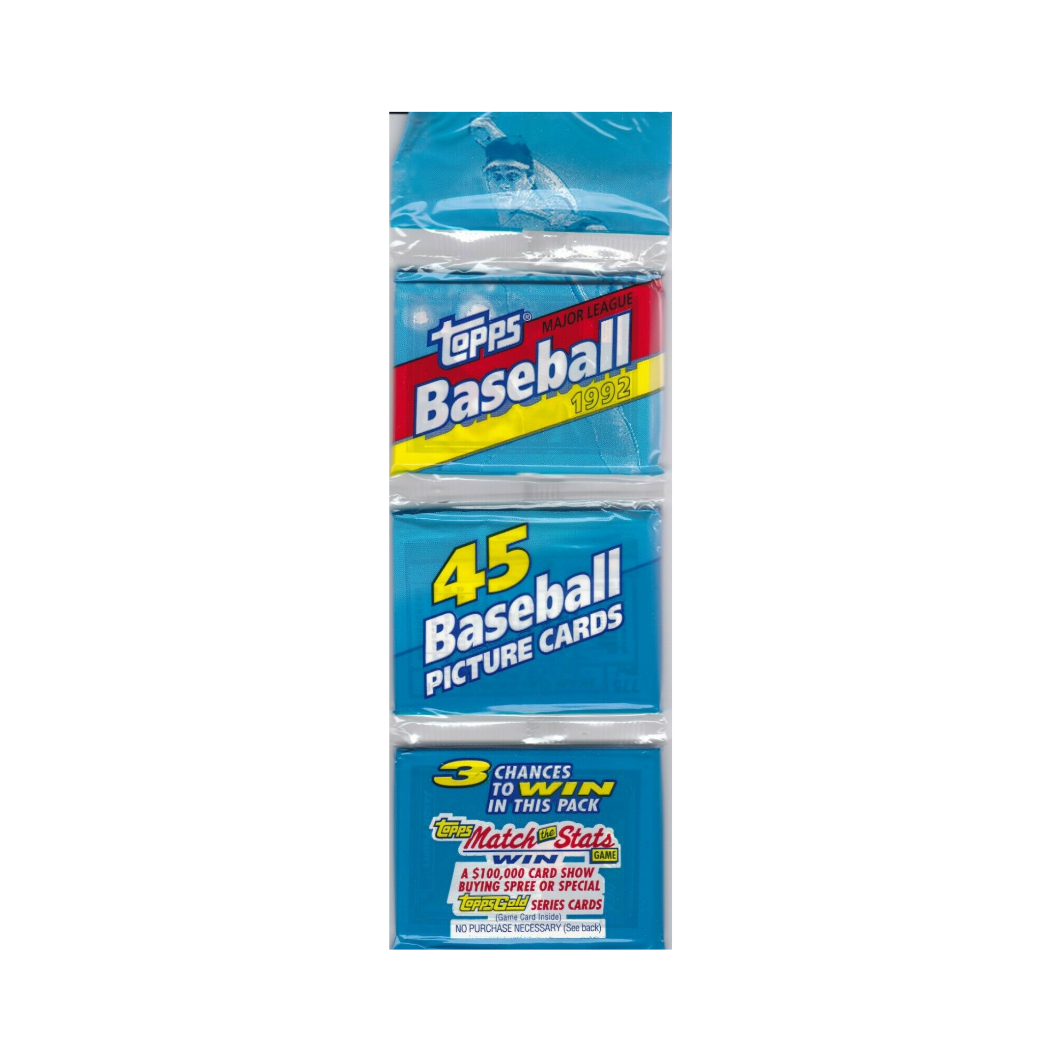 1992 Topps Baseball Rack Pack – Piece Of The Game