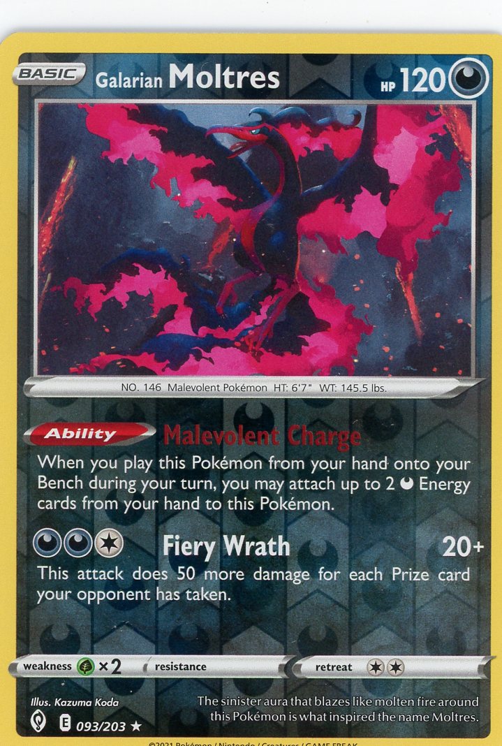 Galarian Moltres 093/203 – Piece Of The Game