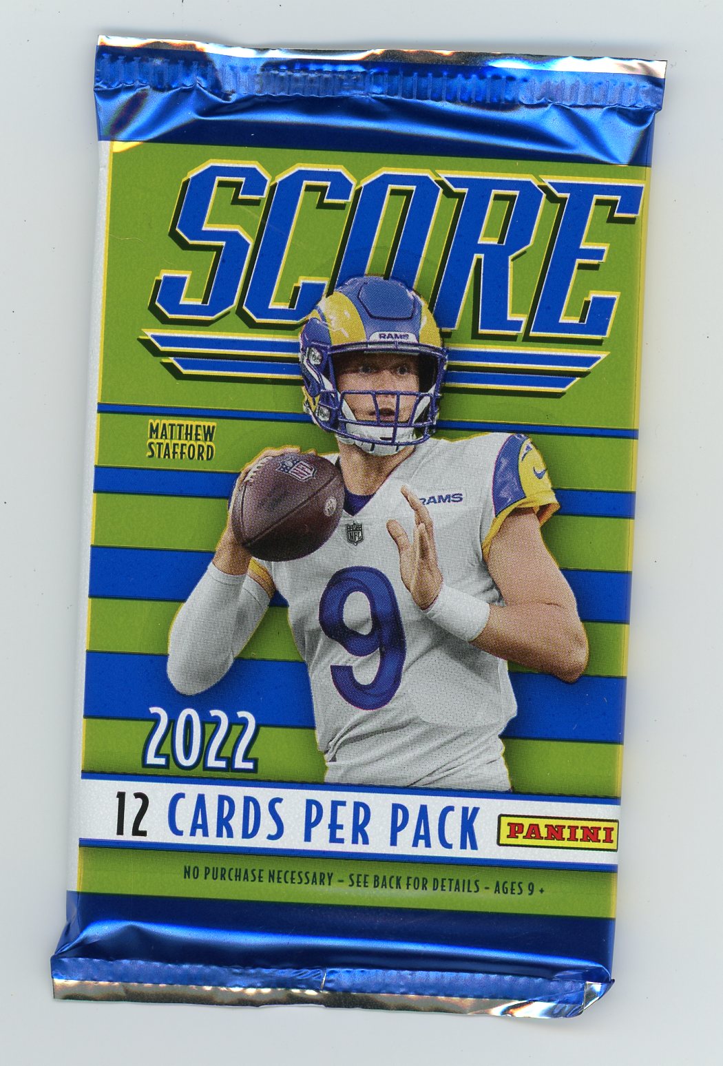 2022 Panini Score Football Retail Pack – Piece Of The Game