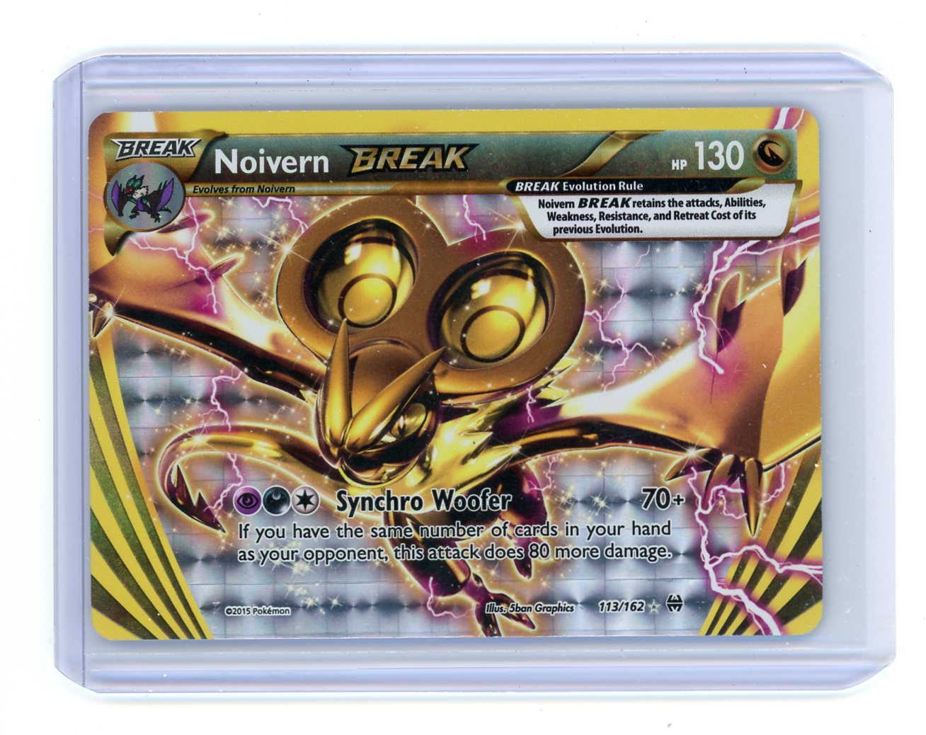 Noivern Break 2015 Pokémon rare holo 113/162 – Piece Of The Game